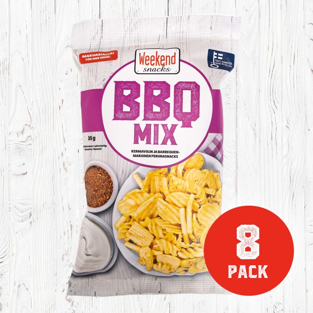 BBQ MIX 35g x 8 kpl - Weekend Snacks